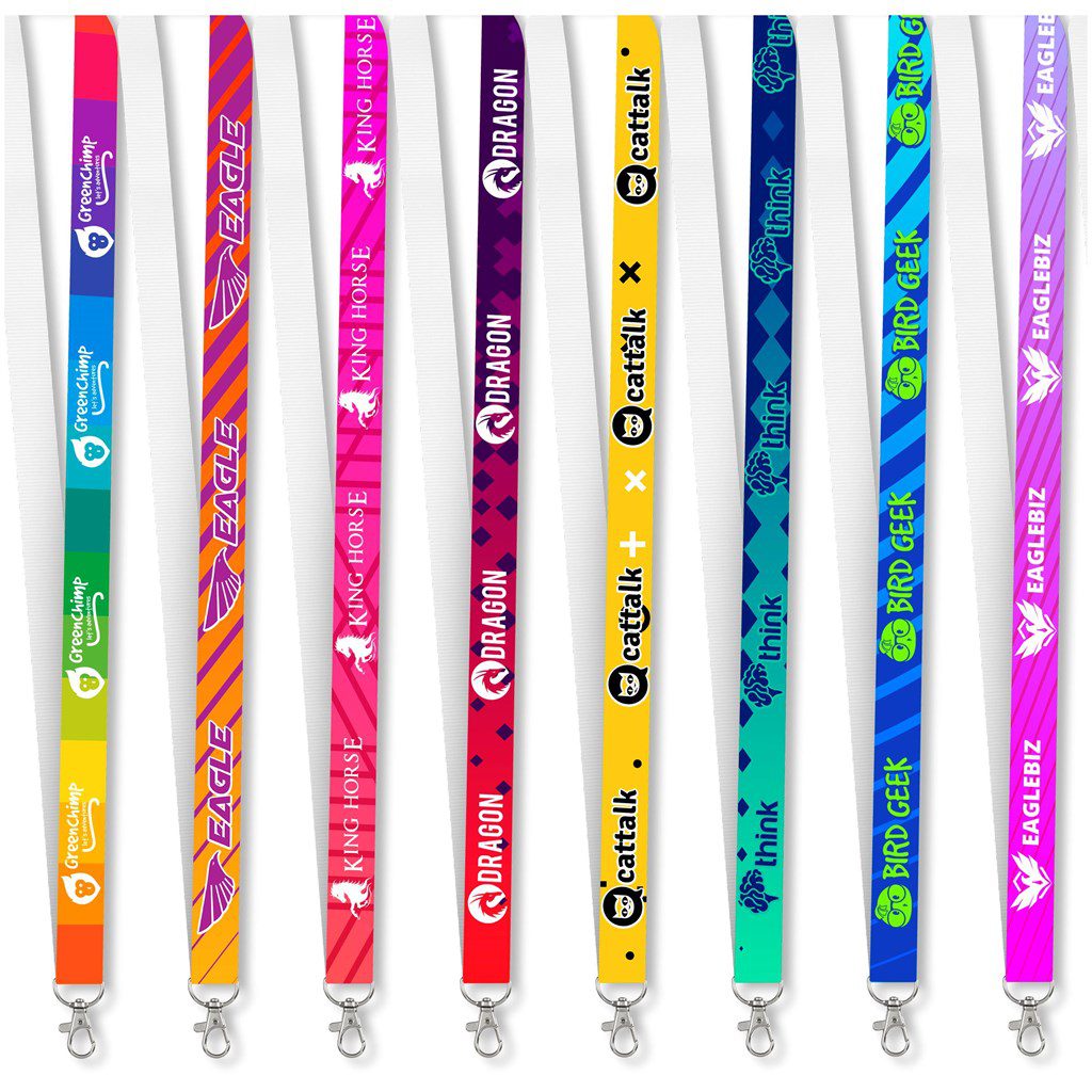 Snap Hook Satin Lanyard (Single Sided)